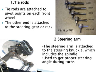 Mechanical steering system | PPTX