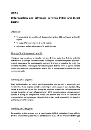 Mechanical technology lab report | PDF