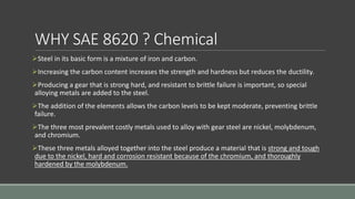 Mechanical testing and carburising of the automobile parts | PPT