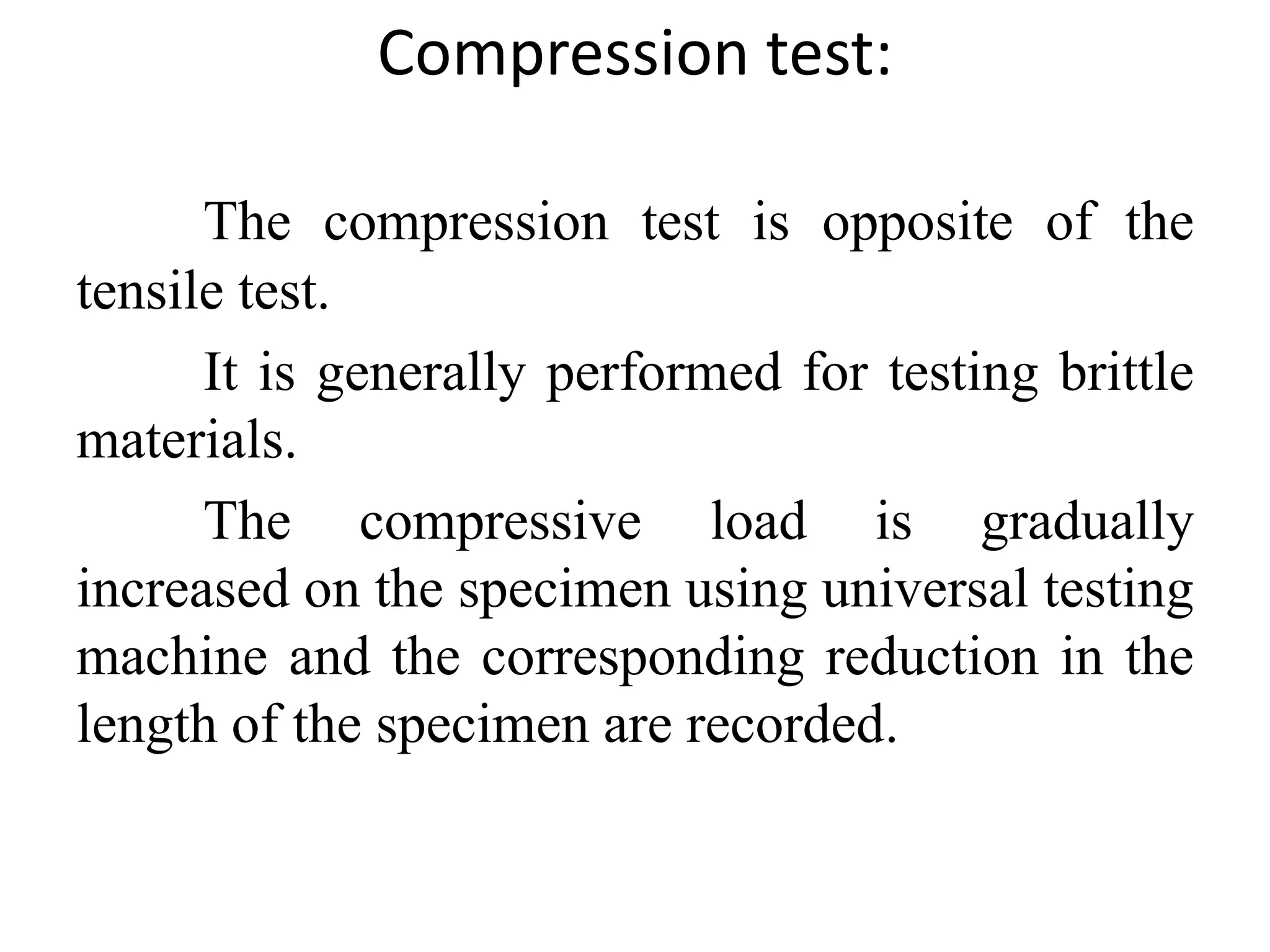 Mechanical tests | PPTX