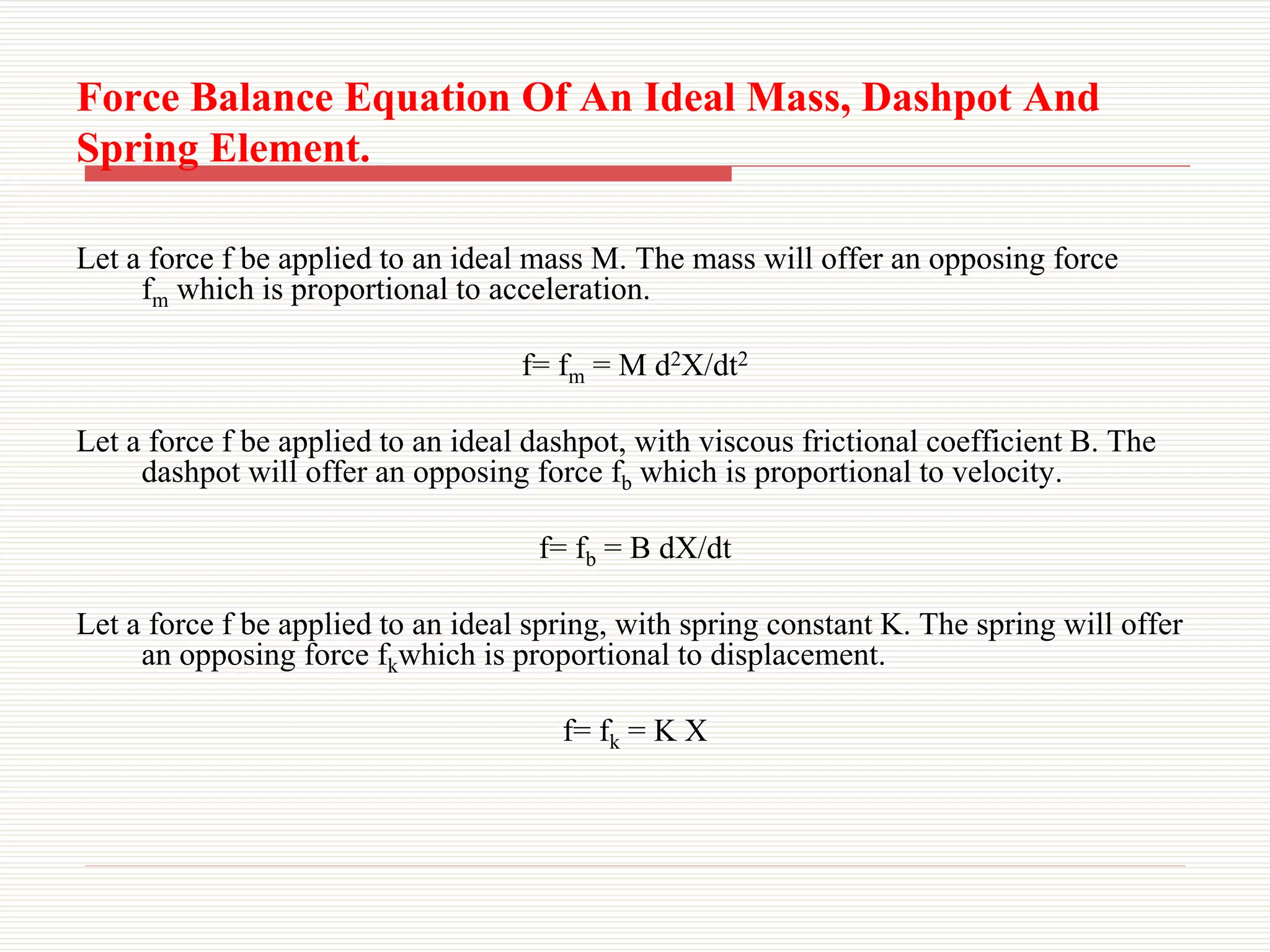Mechanical translational rotational systems and electrical analogous ...
