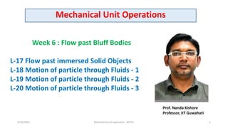 Mechanical unit operations | PPTX