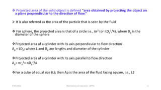 Mechanical unit operations | PPTX