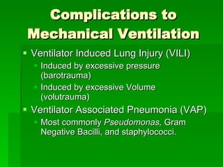 NurseReview.Org - Introduction to Mechanical Ventilation | PPT