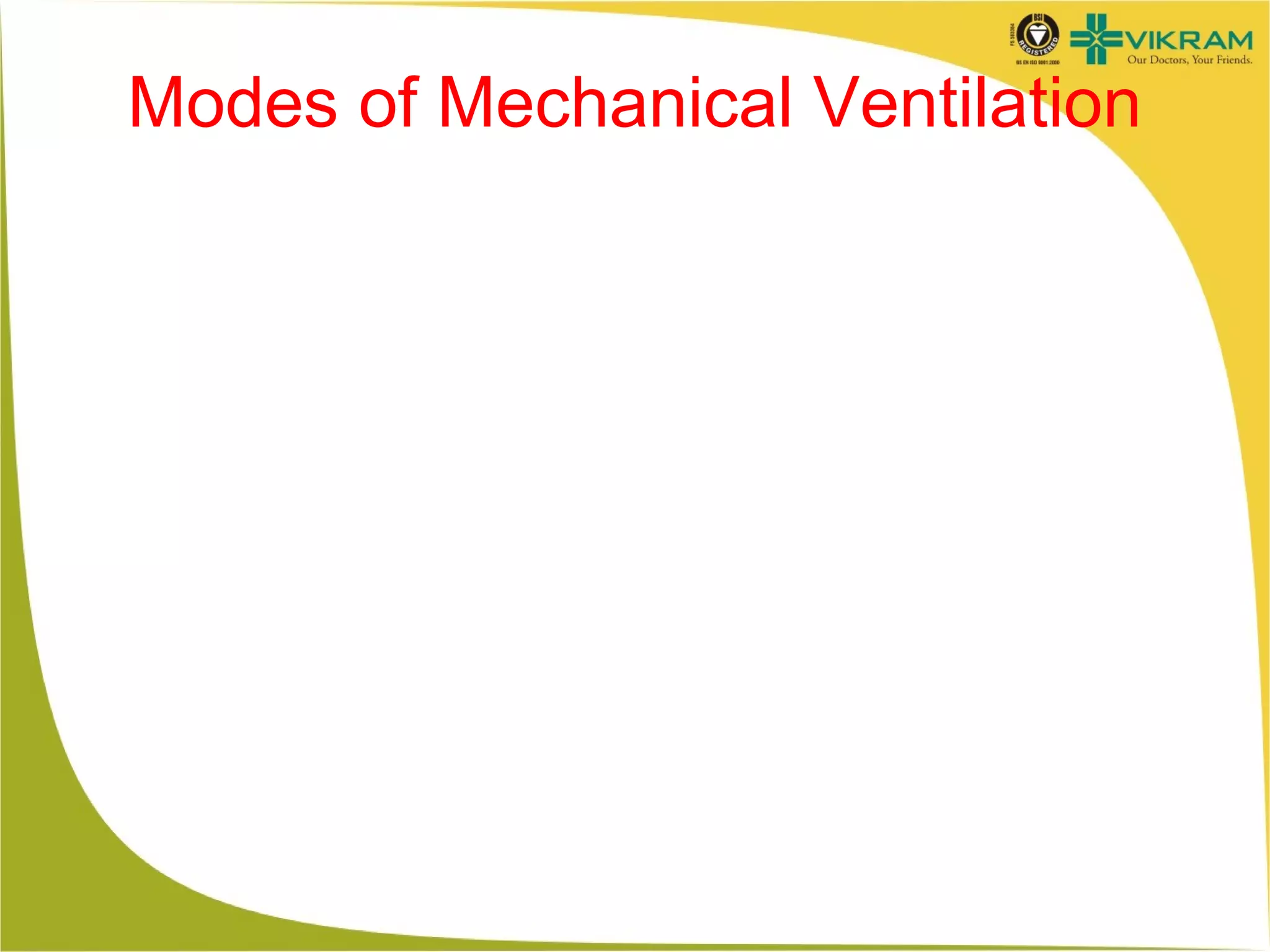Mechanical ventilation | PPT