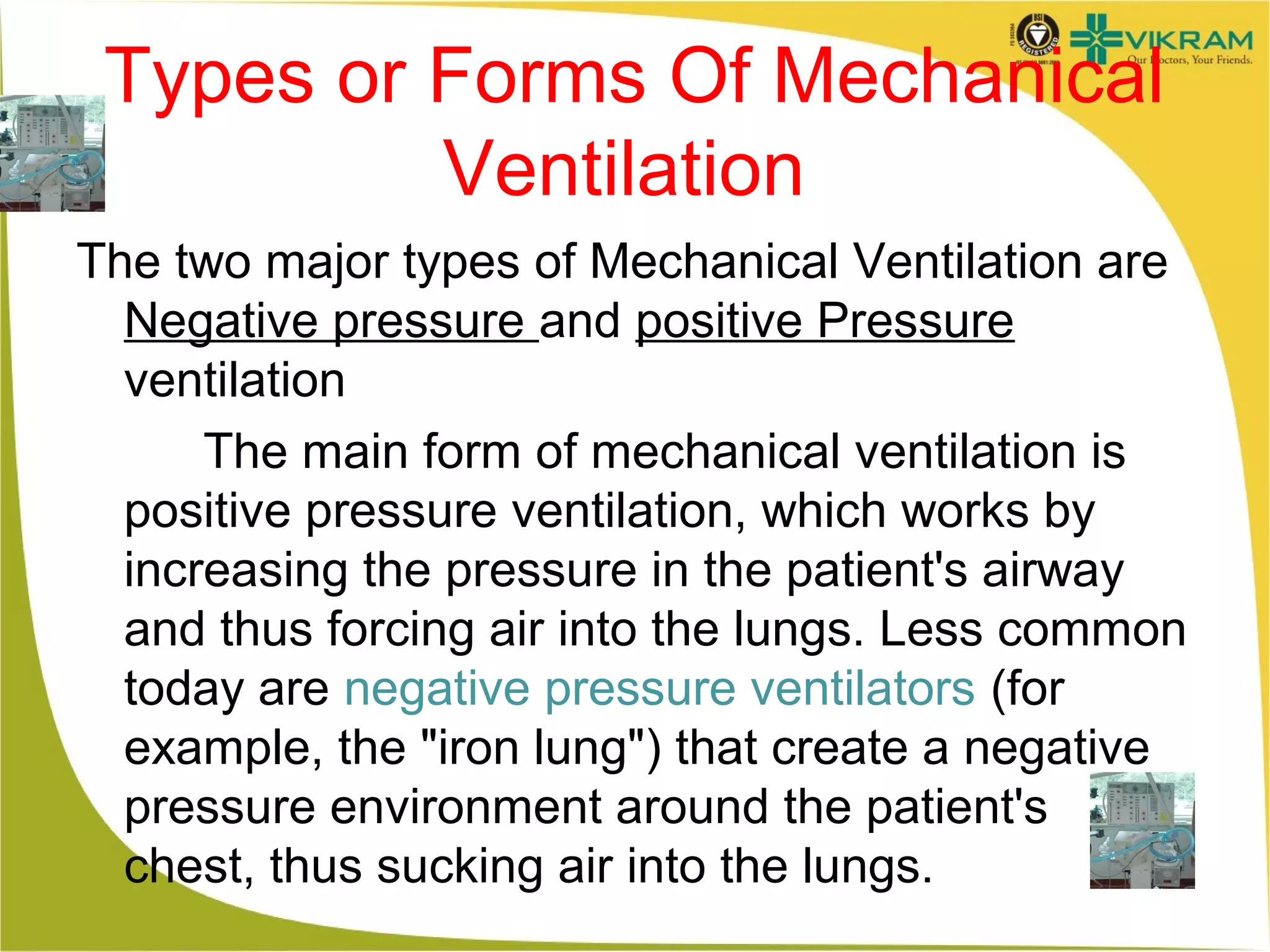 Mechanical ventilation | PPT