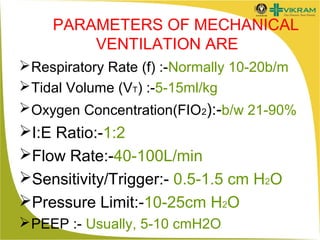 Mechanical ventilation | PPT