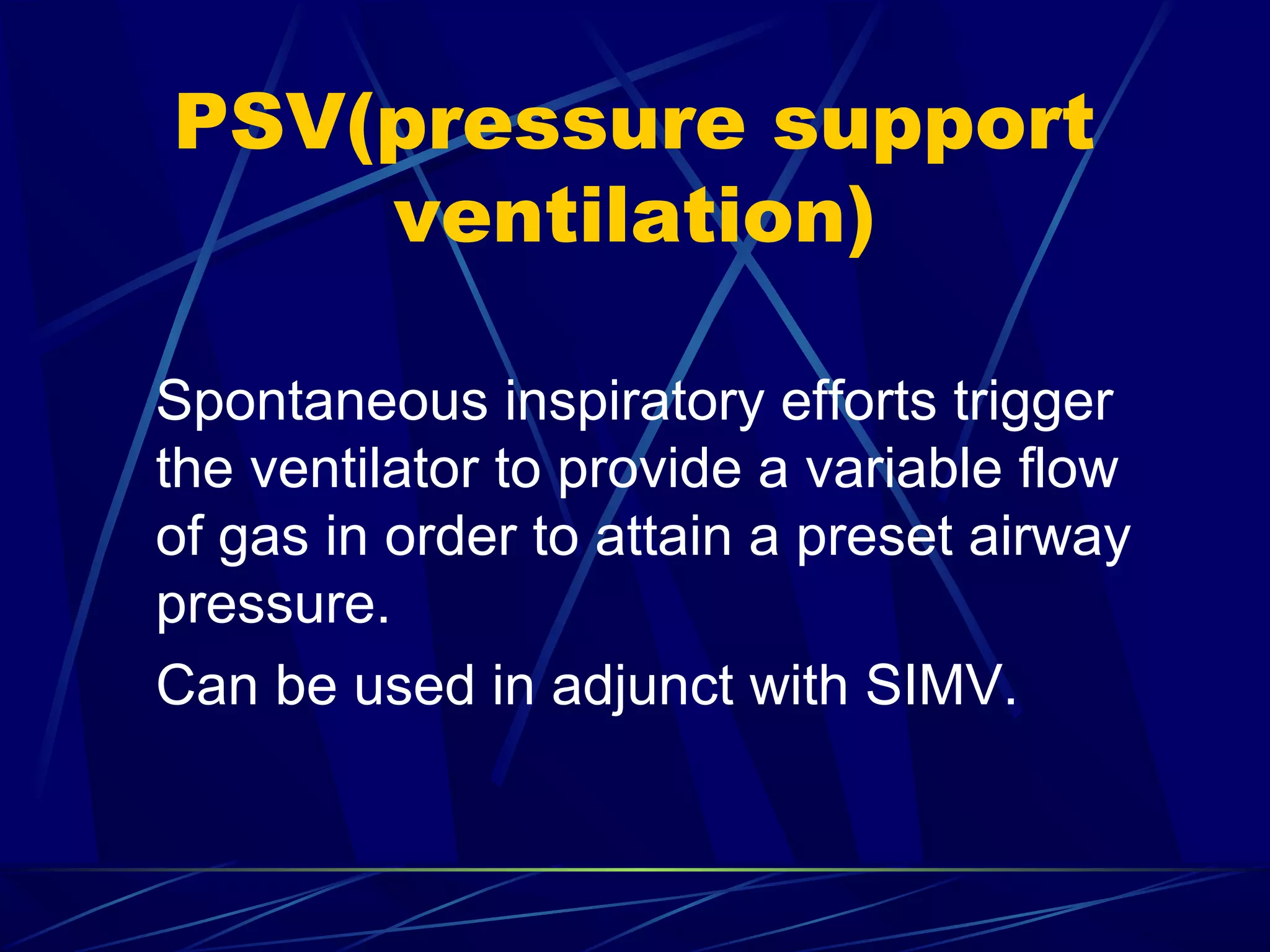 Mechanical ventilation | PPT