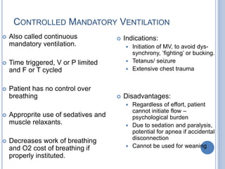Mechanical ventilation | PPTX