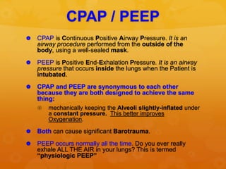 Mechanical Ventilation 101 | PPTX