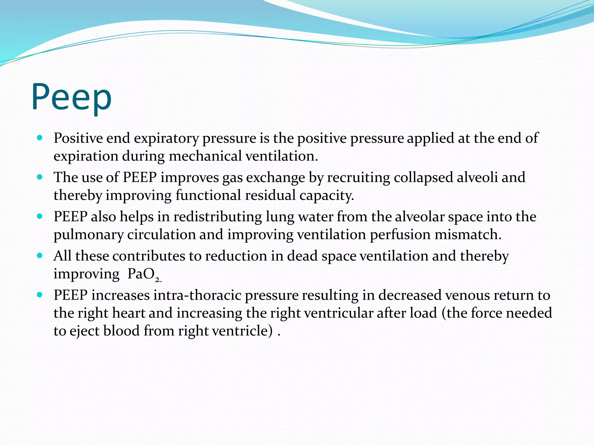 Mechanical ventilation | PPTX