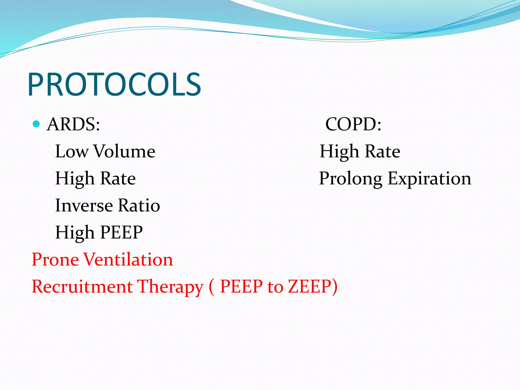 Mechanical ventilation | PPTX