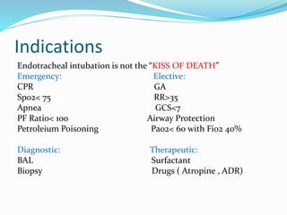 Mechanical ventilation | PPTX
