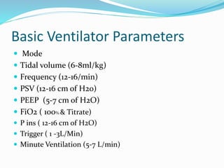 Mechanical ventilation | PPTX