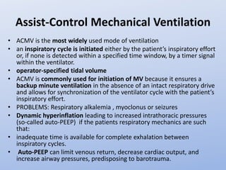 Mechanical ventilation | PPTX