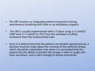 Mechanical ventilation | PPTX