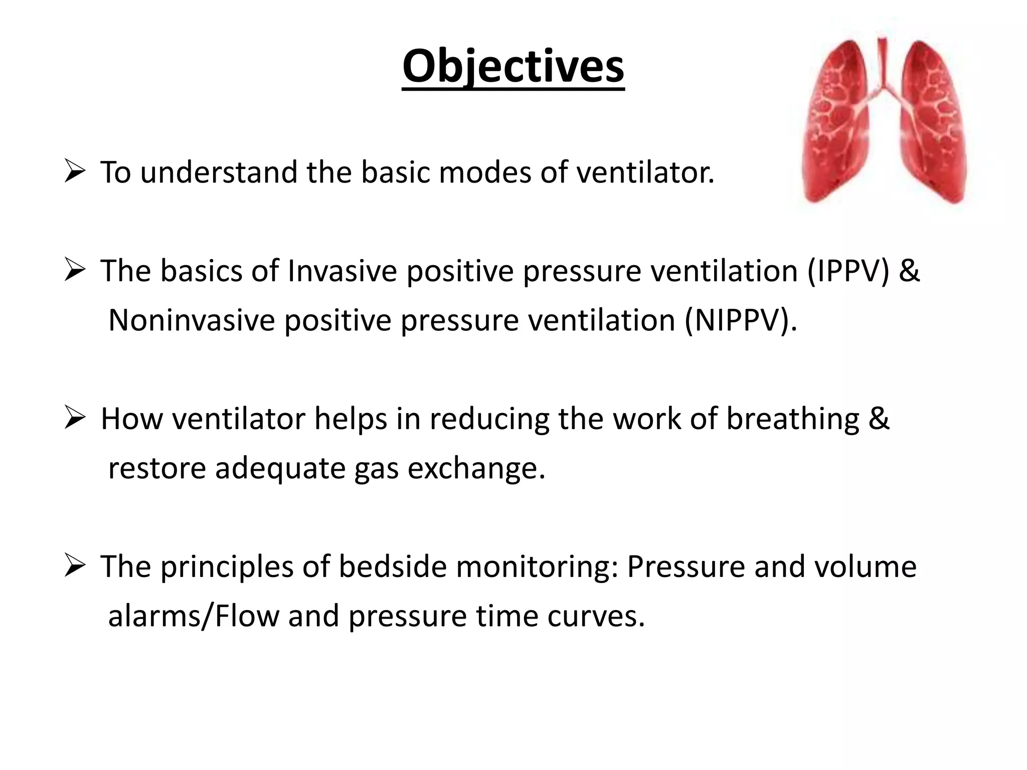 Mechanical ventilation | PPTX
