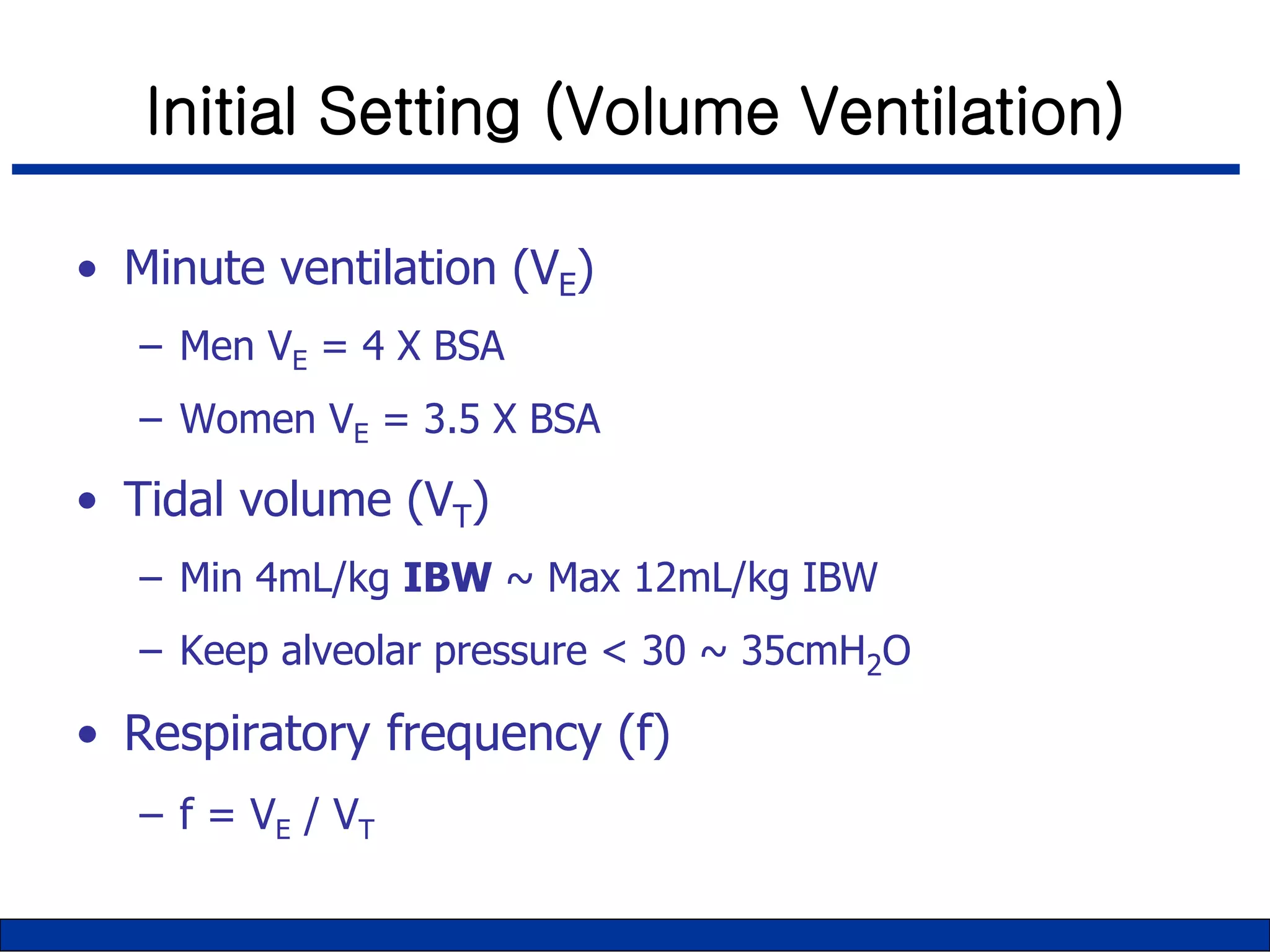 Mechanical ventilation | PPT