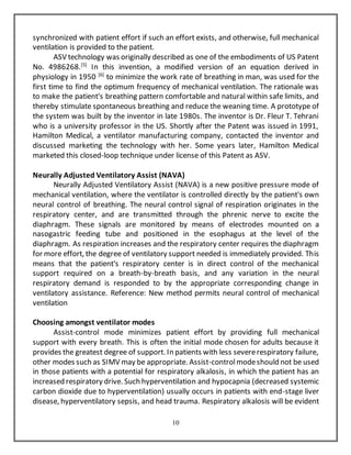 Mechanical ventilation | DOC