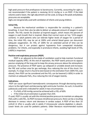 Mechanical ventilation | DOC