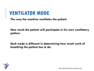 Ventilator - Mechanical Ventilation - Dr Rohit Bhaskar | PDF