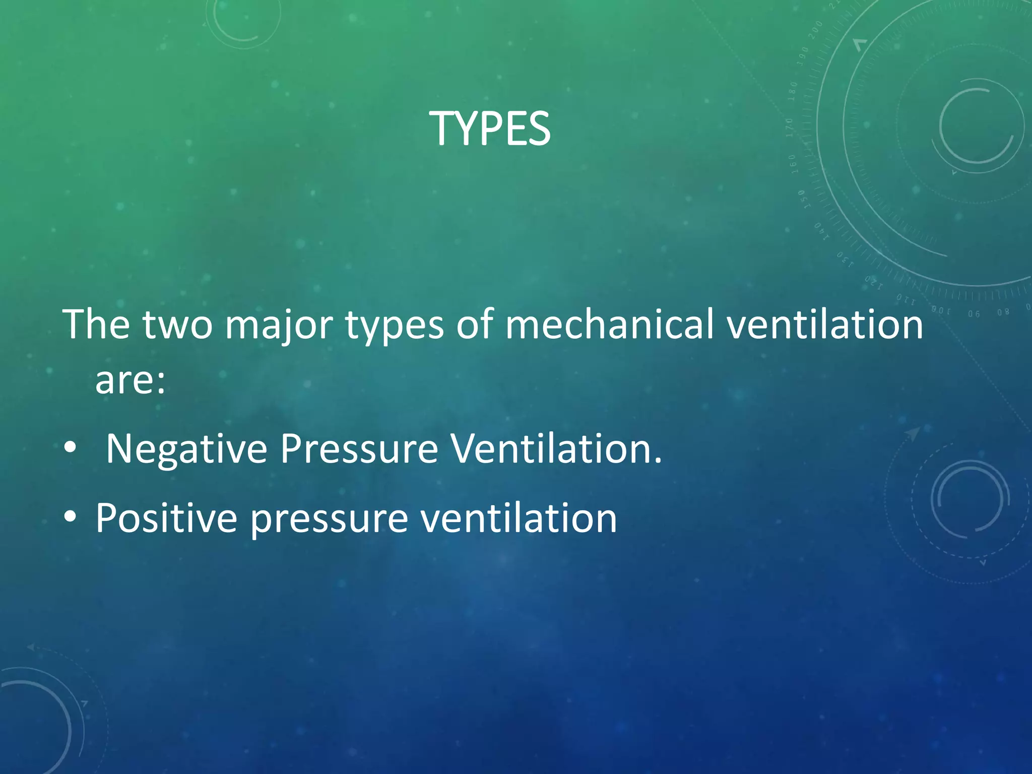 Mechanical ventilation | PPTX