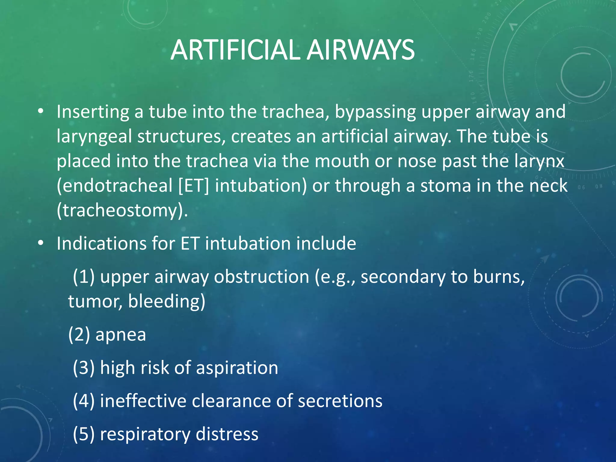 Mechanical ventilation | PPTX