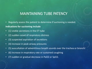 Mechanical ventilation | PPTX
