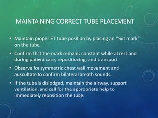 Mechanical ventilation | PPTX