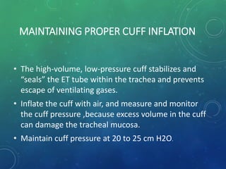 Mechanical ventilation | PPTX