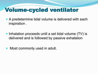 Ppt Advanced Modes Of Mechanical Ventilation Powerpoint