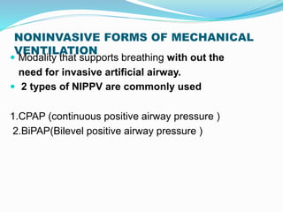 Ppt Advanced Modes Of Mechanical Ventilation Powerpoint