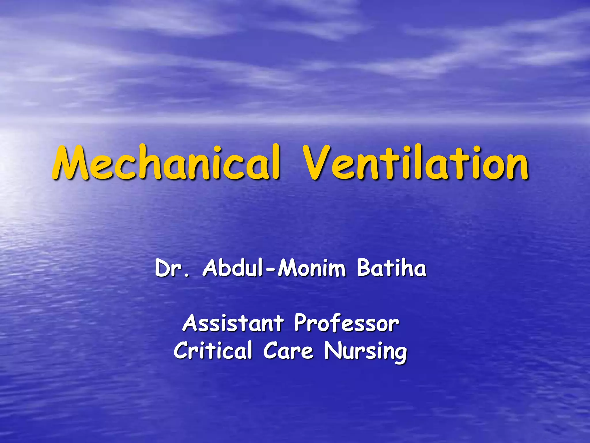 MECHANICAL VENTILATION.ppt