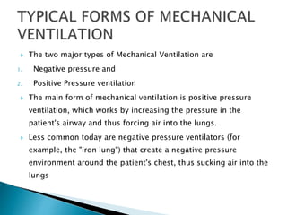 MECHANICAL VENTILATION-SOME OF THE BASICS.pptx