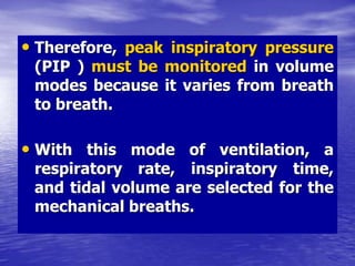 MECHANICAL VENTILATION ventilator final presentation | PPT