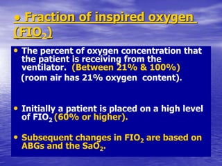 MECHANICAL VENTILATION ventilator final presentation | PPT