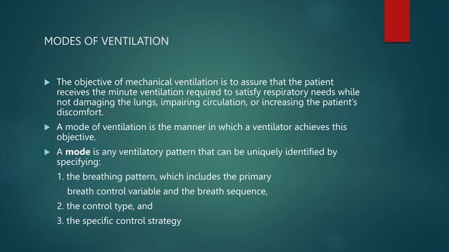MECHANICAL VENTILATION.pptx,description inside | PPTX