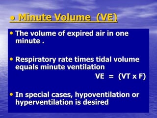 MECHANICAL VENTILATION.ppt.............. | PPT