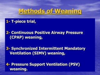 MECHANICAL VENTILATION.ppt.............. | PPT