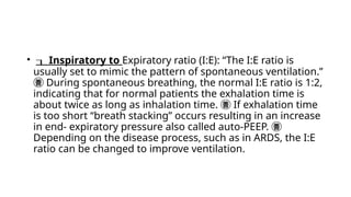 mechanical ventilation parameters ...pptx