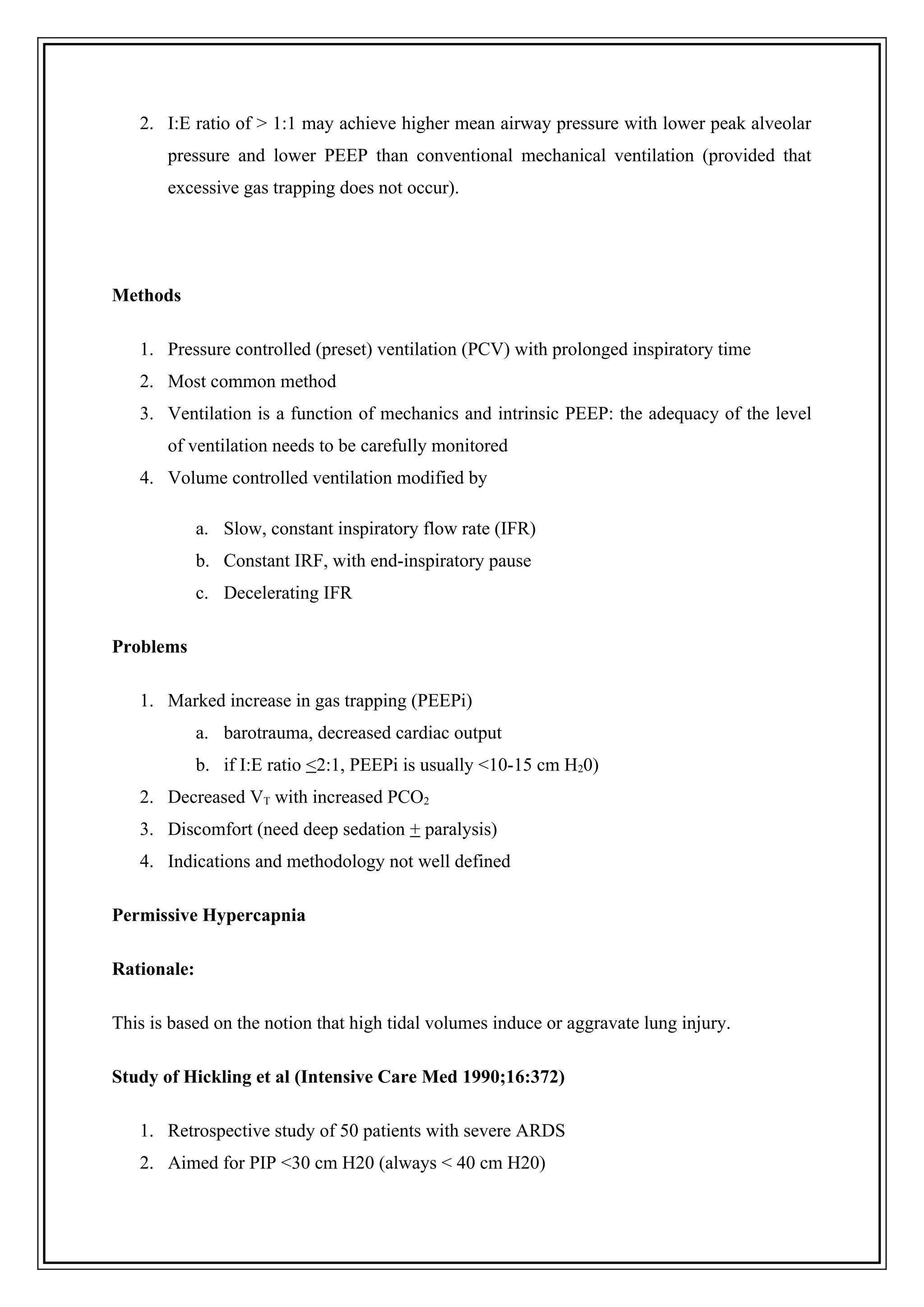 MECHANICAL VENTILATION,indications procedures | DOCX