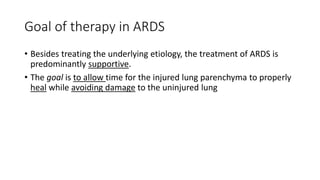 Mechanical ventilation 5 ards | PPT