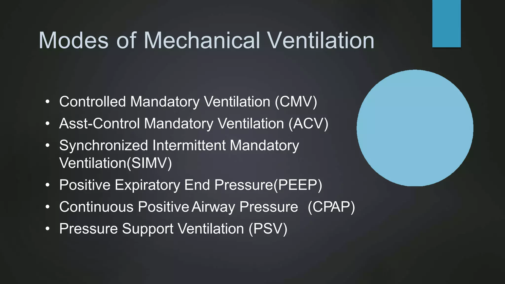 Mechanical ventilation dr thasneem ara | PPTX