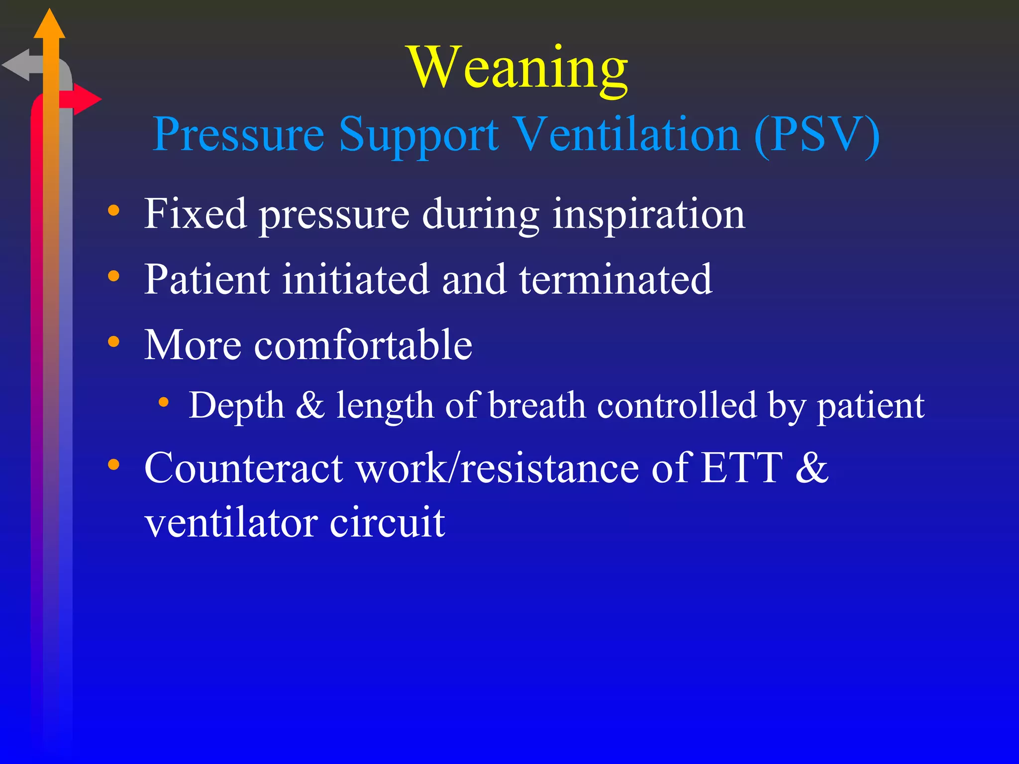 Mechanical Ventilation Weaning From Mechanical Ventilation | PPT | Lung ...
