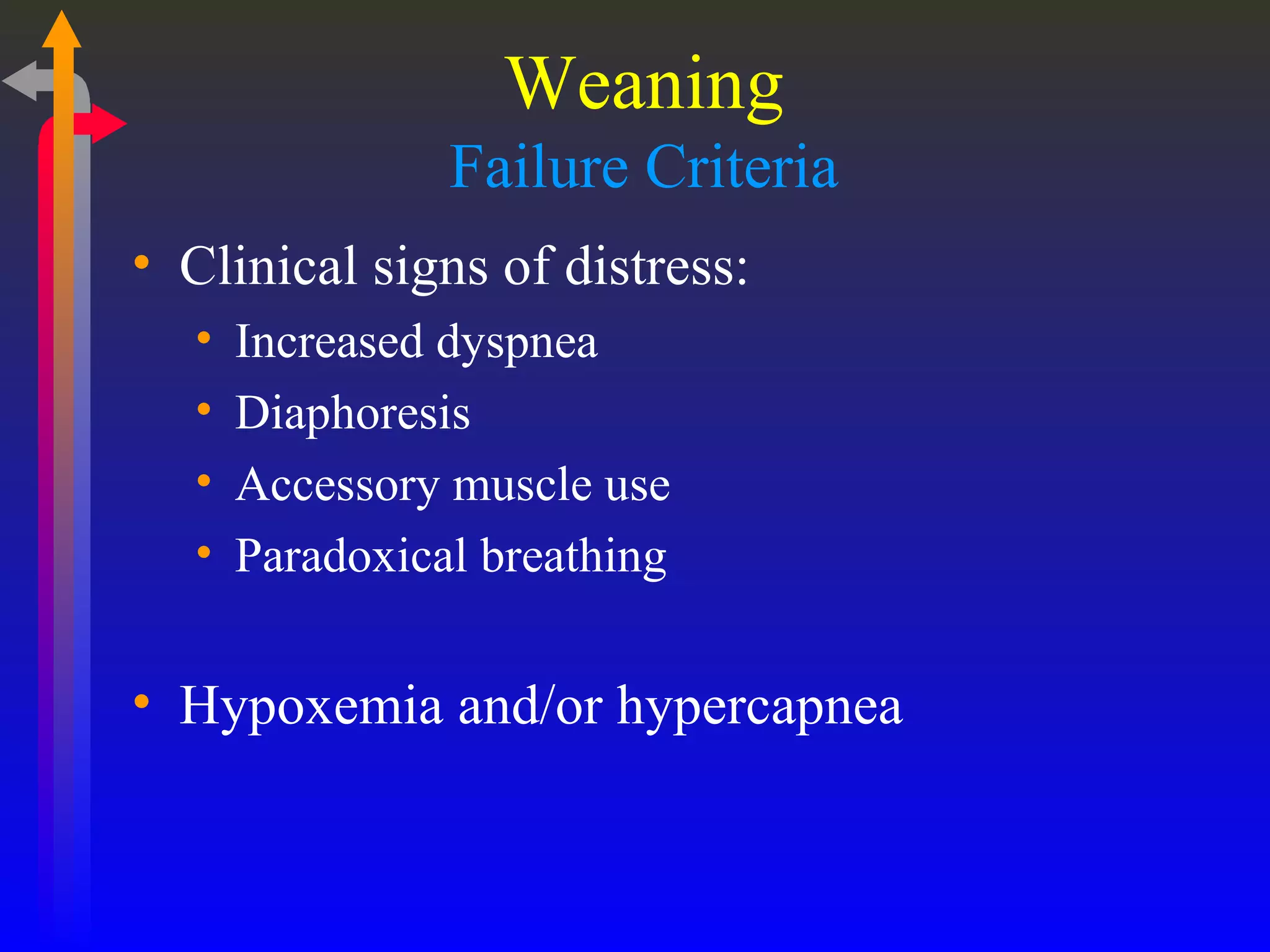 Mechanical Ventilation Weaning From Mechanical Ventilation | PPT