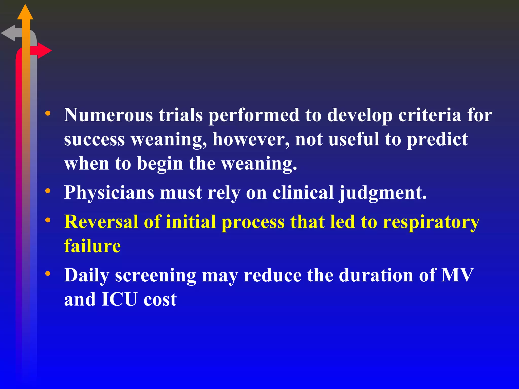 Mechanical Ventilation Weaning From Mechanical Ventilation | PPT