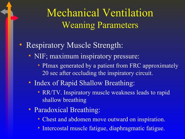 Mechanical Ventilation Weaning From Mechanical Ventilation | PPT | Lung ...