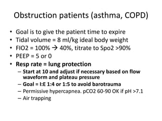 Mechanical ventilation basics | PPTX