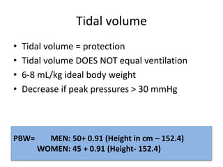 Mechanical ventilation basics | PPT