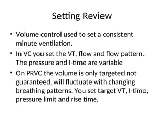 MECHANICAL VENTILATION BASICS OF OPERATION .ppt